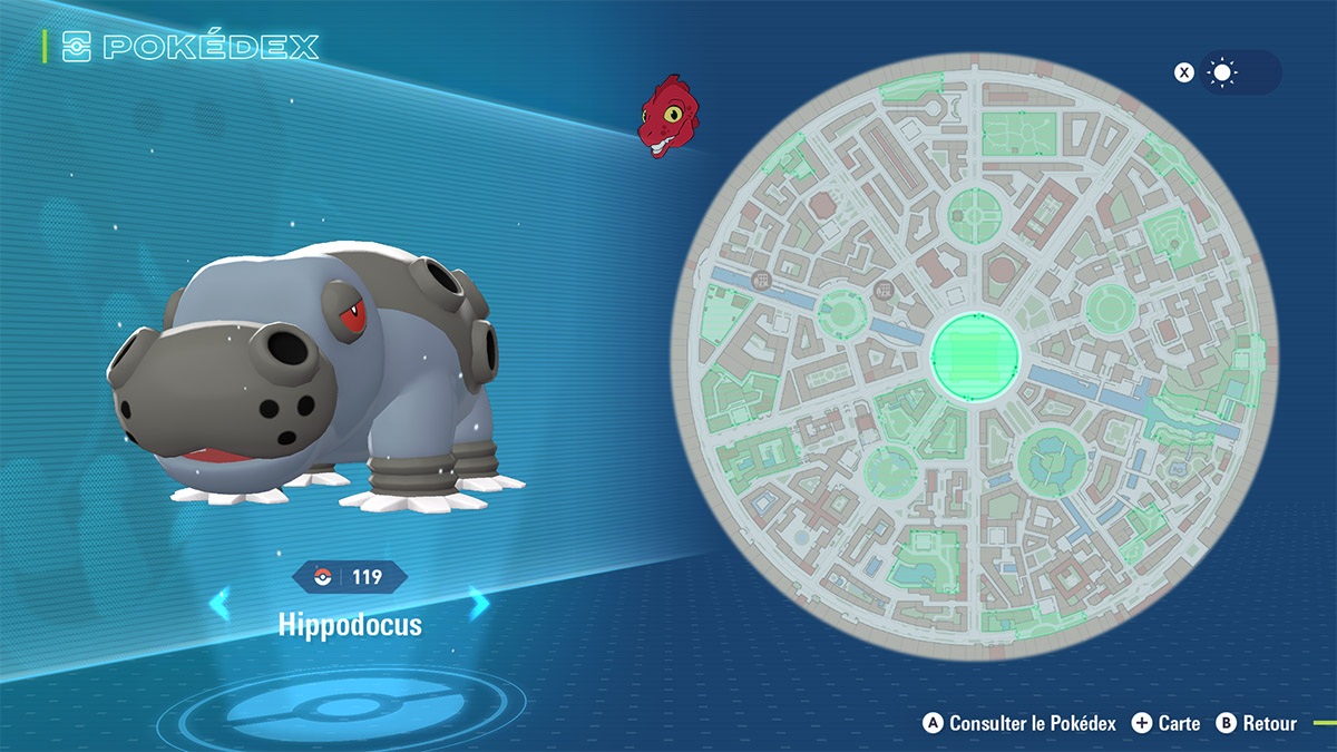 Hippodocus - Légendes Pokémon Z-A / #119 - Gamosaurus